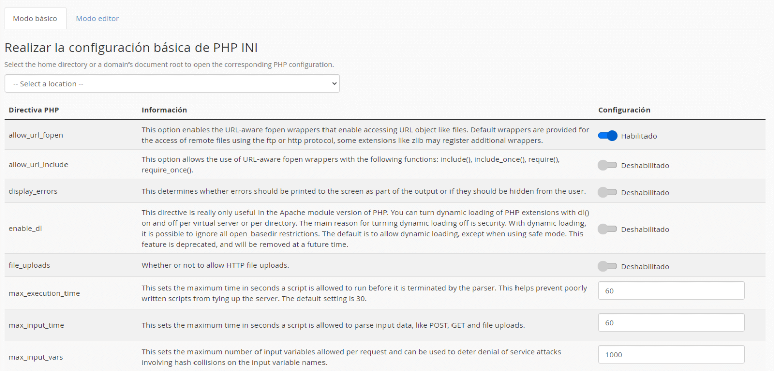 Increase PHP configuration values - ThemesPixel